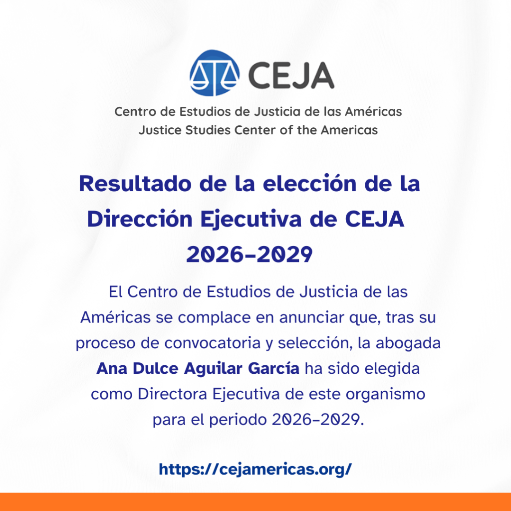 CEJA – Centro de Estudios de Justicia de las Américas
